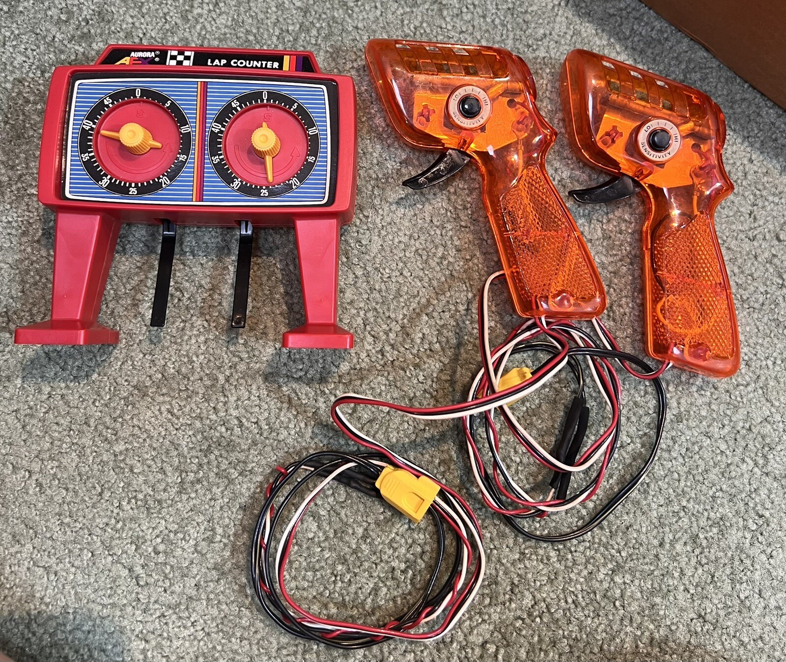 1978 Aurora AFX Rally Champion Slot Car Set 2 Cars Ford Escort & GTX ...