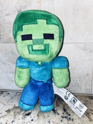 Minecraft STEVE CREEPER ZOMBIE Plush Stuffed Toy Doll 8 Inch Jinx ...