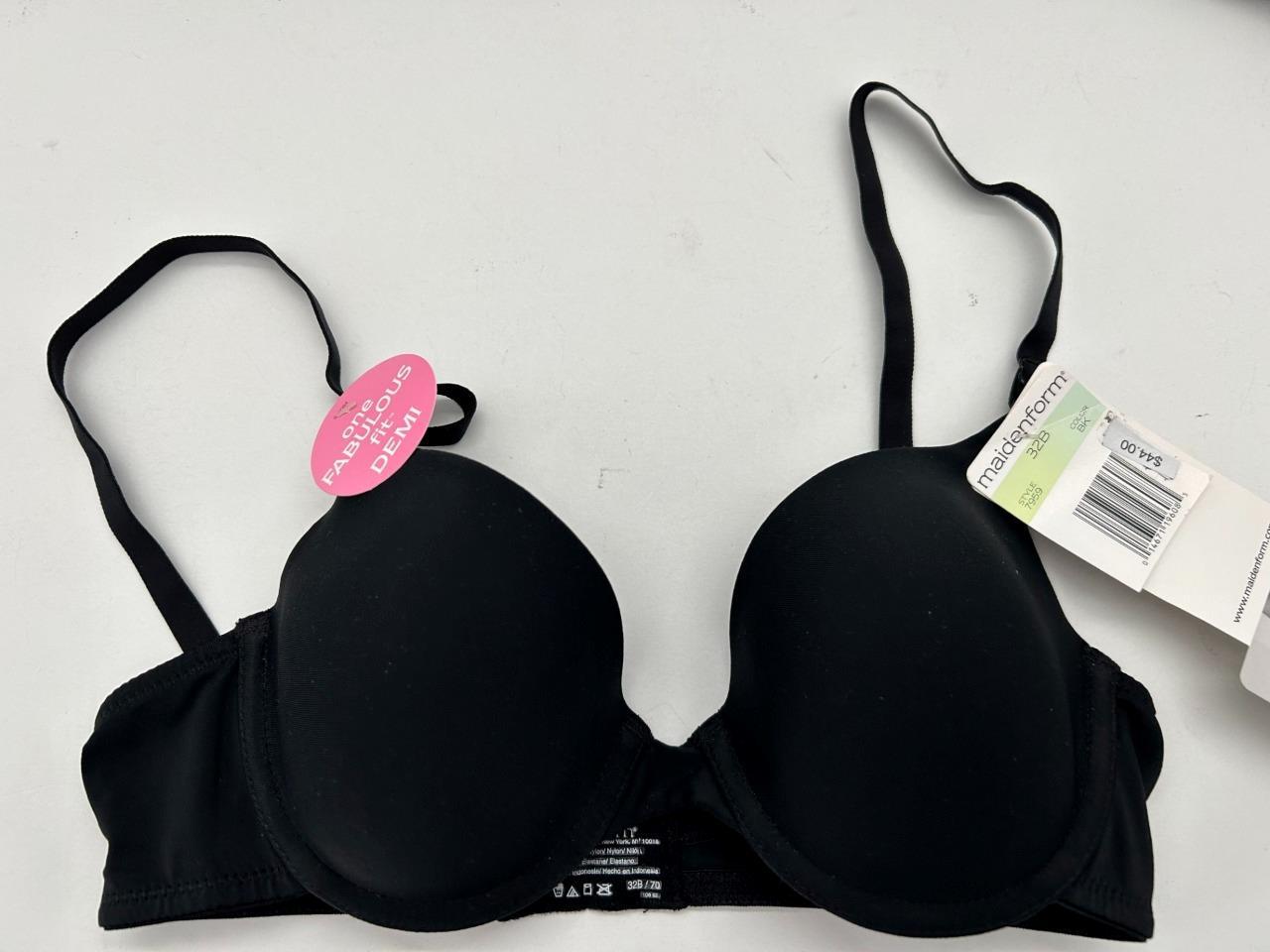 Maidenform 1 Fab Fit bra size 32B 32C 32D 34A padded underwire T shirt ...