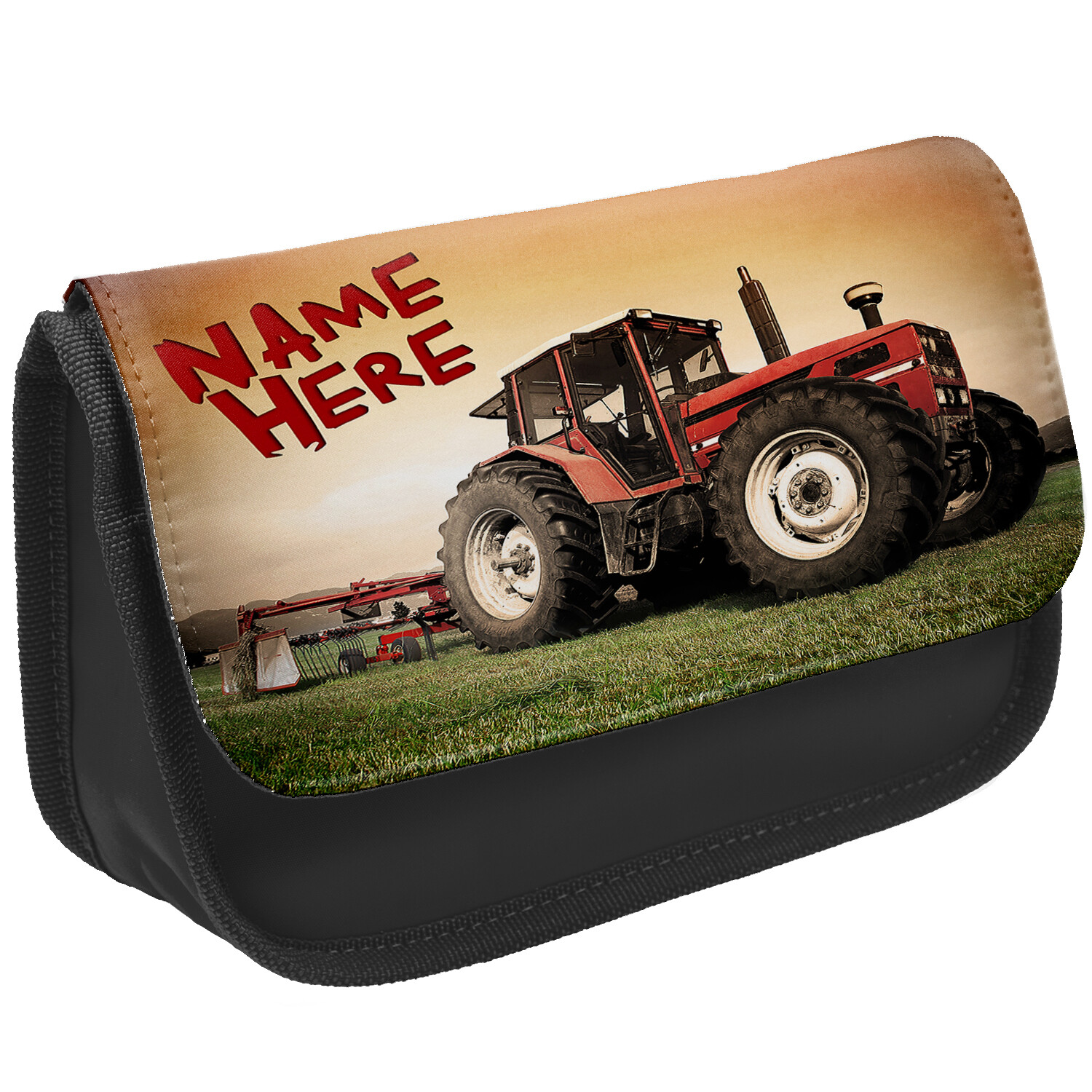 Personalised Pencil Case Boys Tractor Childrens Farming School Bag Kids ...