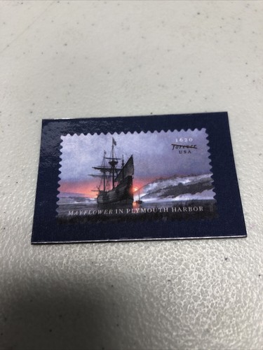 MAYFLOWER 1620 IN PEYMOUTH HARBOR MAGNET - USPS STAMP PROMO DISPLAY ...