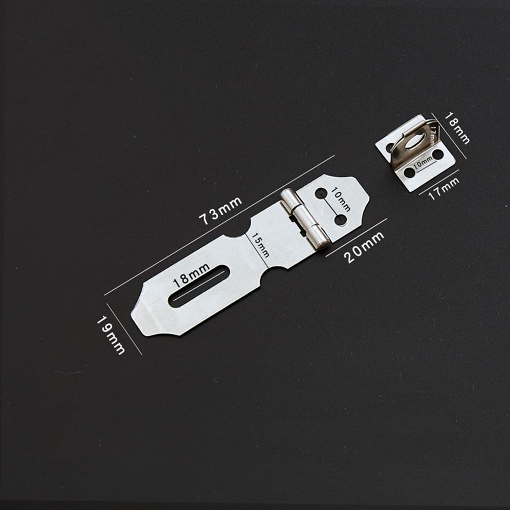 Burglar-proof Stainless Steel Hardware Padlock Lock Box Buckle Gate ...