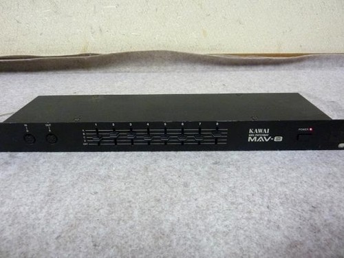 KAWAI MAV-8 MIDI Patchbay 8 Outputs 4 Inputs Splitter Rack Sound Module Good GP | eBay