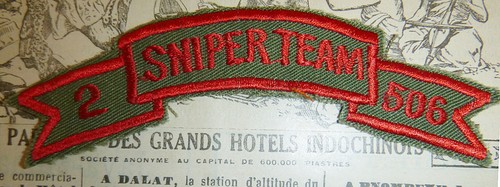 Airborne Sniper - Scroll Patch - 506th Battle Hamburger Hill - Vietnam ...