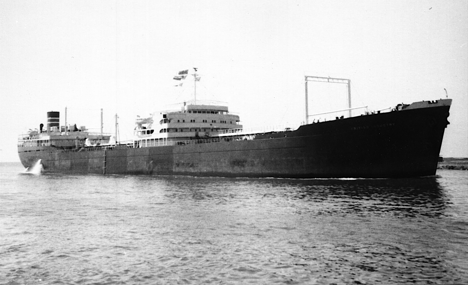 British Industry 1957 Ship of the BP Tankers Shipping Co OLD PHOTO ...
