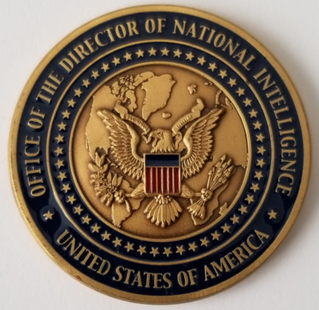 ODNI DNI Director of National Intelligence Director Mike McConnell 1.75 ...