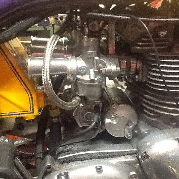 Triumph t150 bsa rocket 3 rob north starter motor kit hurricane x75 ...