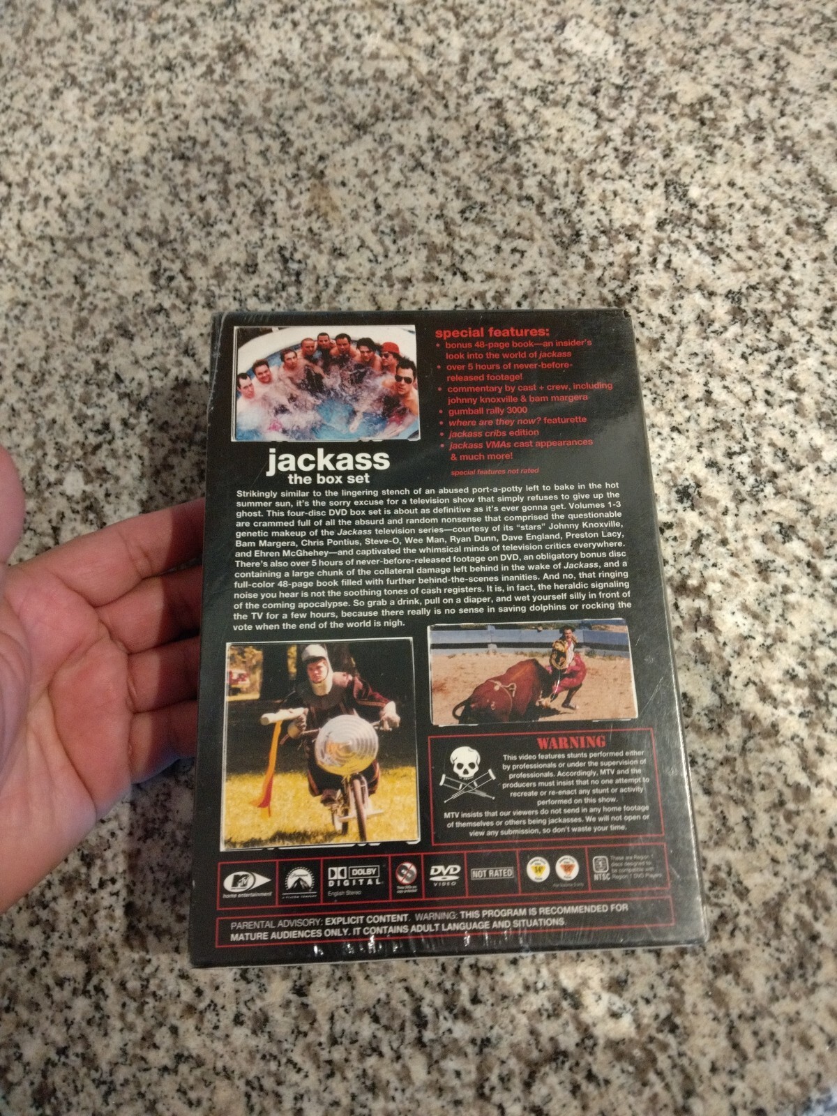 Jackass - The Box Set (DVD, 2005, 4-Disc Set) for sale online | eBay