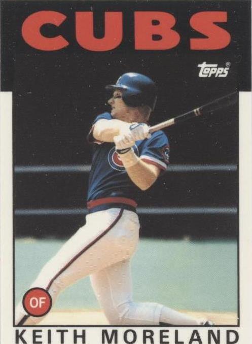 1986 Topps - Keith Moreland #266 Collector's Edition (Tiffany) for sale ...