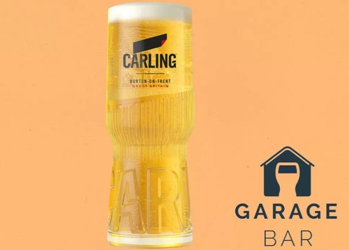 Single Carling Half Pint Beer Glass 10oz Brand New Easy Carry | eBay