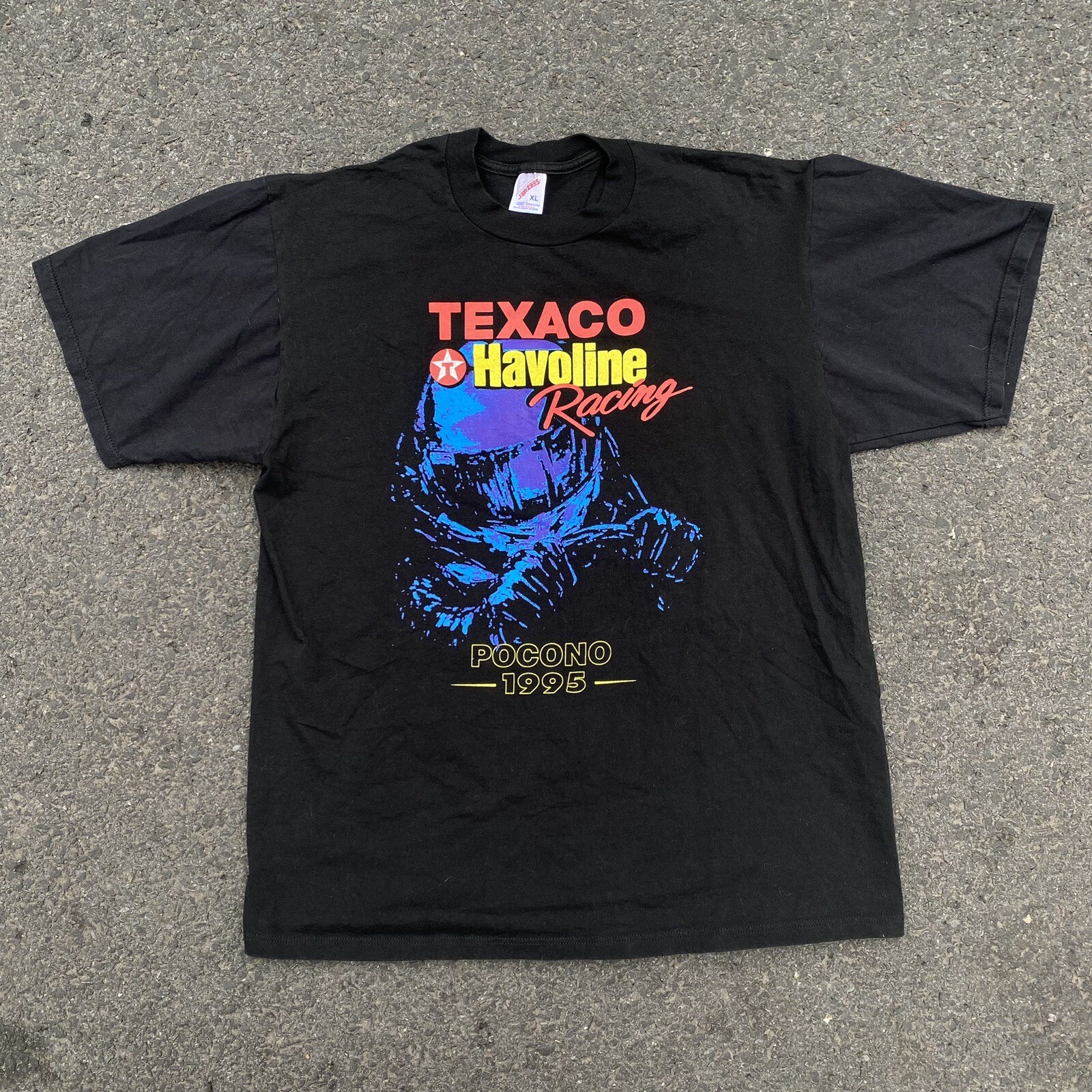 Vintage Pocono 1995 Texaco Havoline Racing T-Shirt Me… - Gem