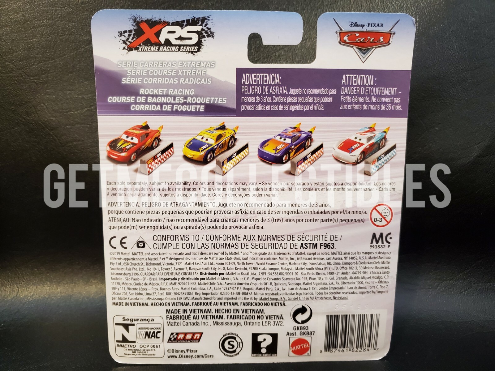 DISNEY PIXAR CARS XRS ROCKET RACING CAM SPINNER TRIPLE DENT 2020 SAVE 6 ...