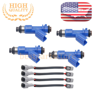 4X FUEL INJECTORS 410cc For Honda Civic Acura RDX RSX K20 K24 B16 16450 ...