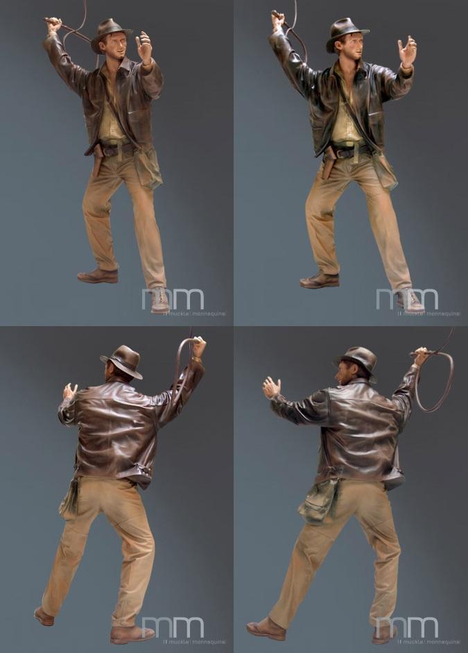 INDIANA JONES * 1:1 FULL - LIFE-SIZE STATUE / FIGURE * MUCKLE - OXMOX ...