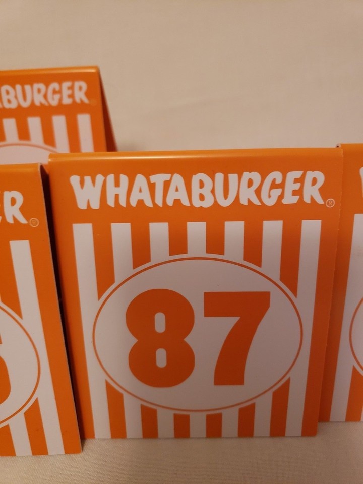 Individual WHATABURGER Restaurant Table Tent Numbers - Modern Glossy | eBay
