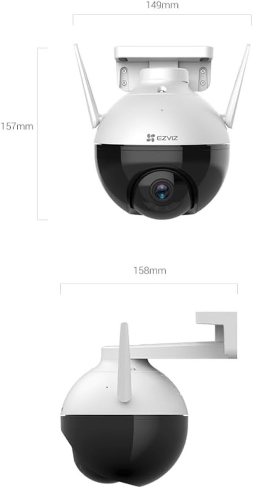 360° Security Camera Outdoor, WiFi Camera for Home Security ...