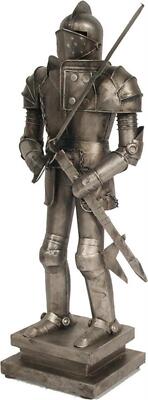 Sculpture Medieval Armor Suit Antique Paint Tin Handmade Hand-Craft | eBay