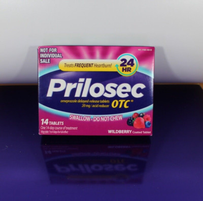 Prilosec OTC Wildberry Frequent Heartburn Medicine & Acid Reducer ...