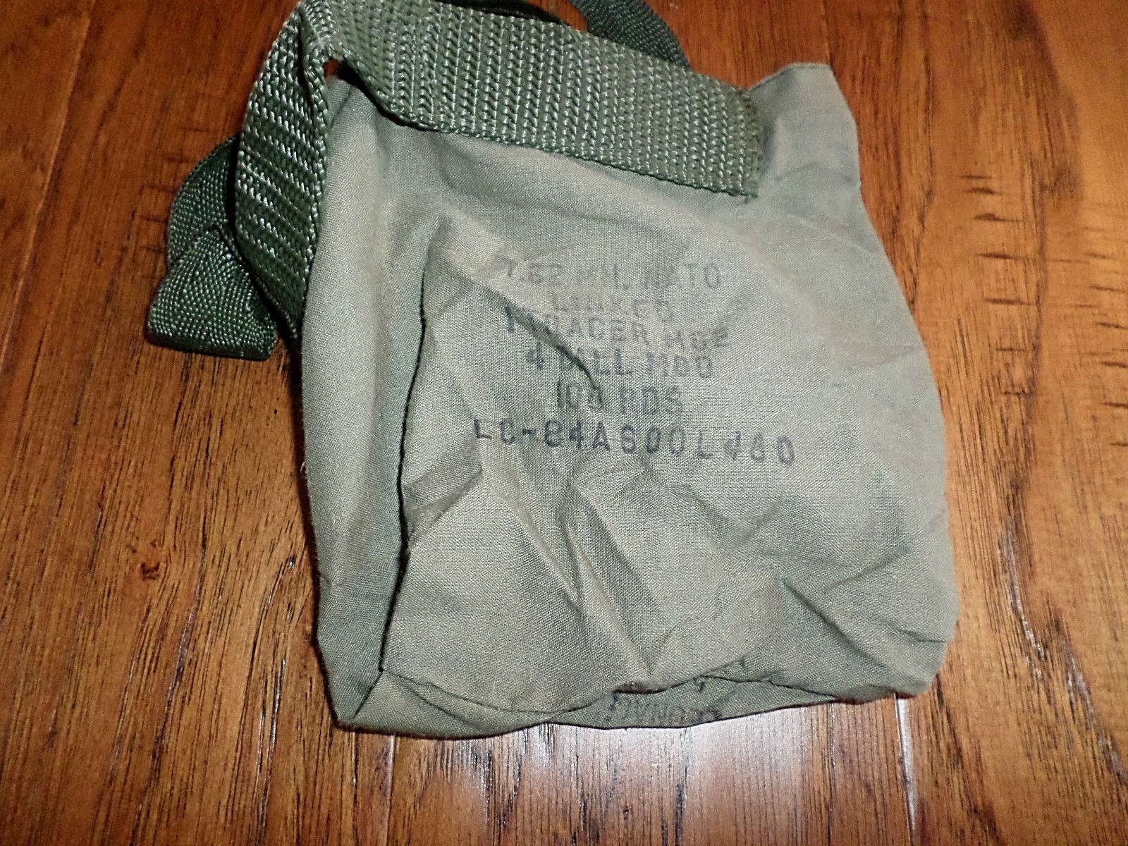 U.S MILITARY AMMO POUCH DUMP BAG WITH SHOULDER STRAP LOOSE SHELLS ...
