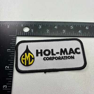 Vtg HOL-MAC CORPORATION Recycled / Recovered Advertising Uniform Patch ...