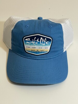 612- NWT SALT LIFE Hat Cap Visor Fishing Sportsman Golf NEW Fish/Dive ...