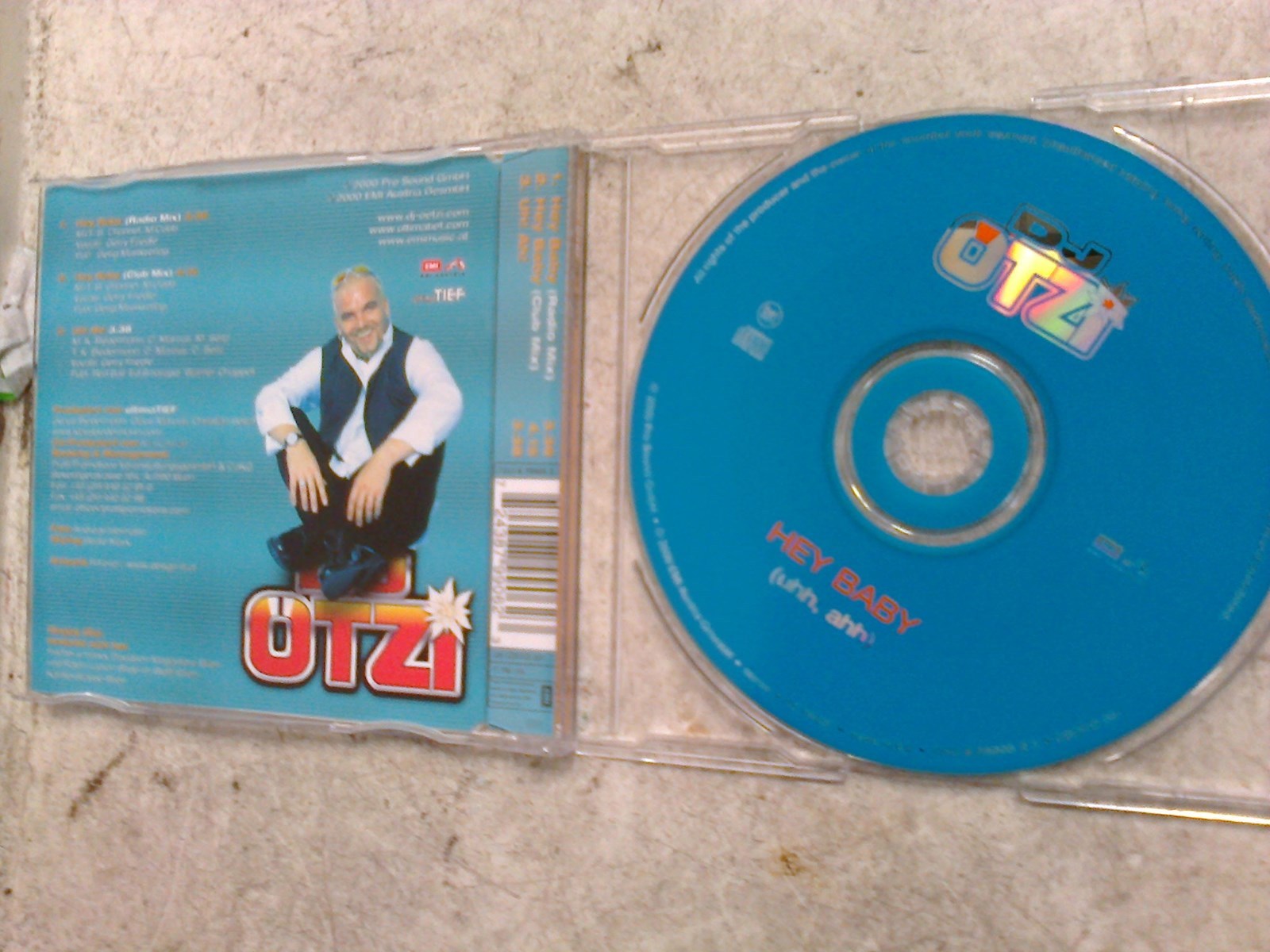DJ OTZI - HEY BABY (UHH, AHH) - CD SINGLE - (R12) | eBay UK