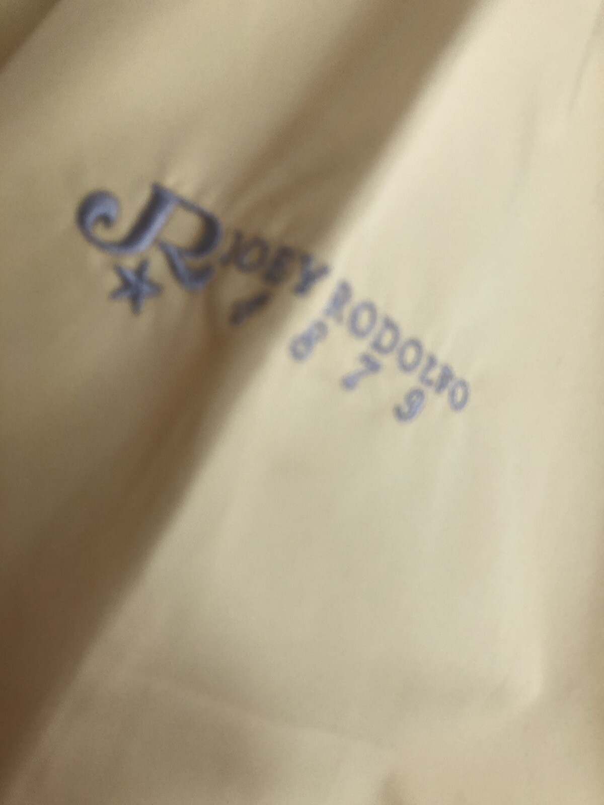 JOEY RODOLFO Yellow Windbeaker Jacket Size XL | eBay