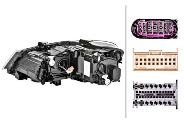 HELLA LED Headlight Right Fits VW Polo Hatchback 6C1941774 | eBay