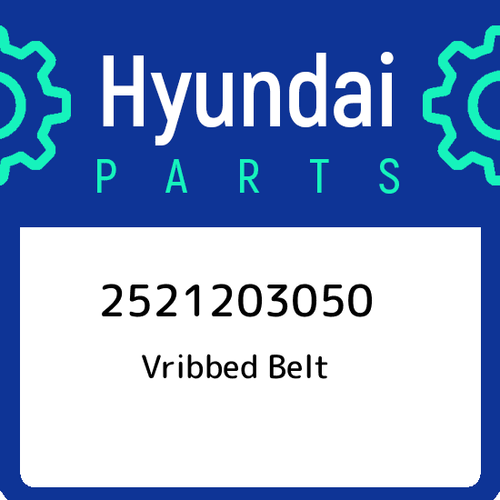 2521203050 Hyundai Vribbed belt 2521203050, New Genuine OEM Part | eBay