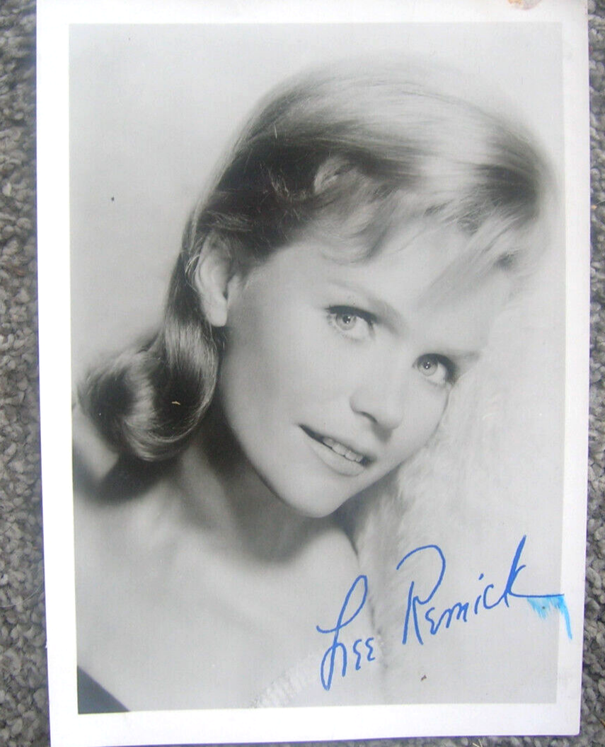 1960S VINTAGE RARE AUTOGRAPH PHOTO OF ACTRESS LEE REMICK | eBay