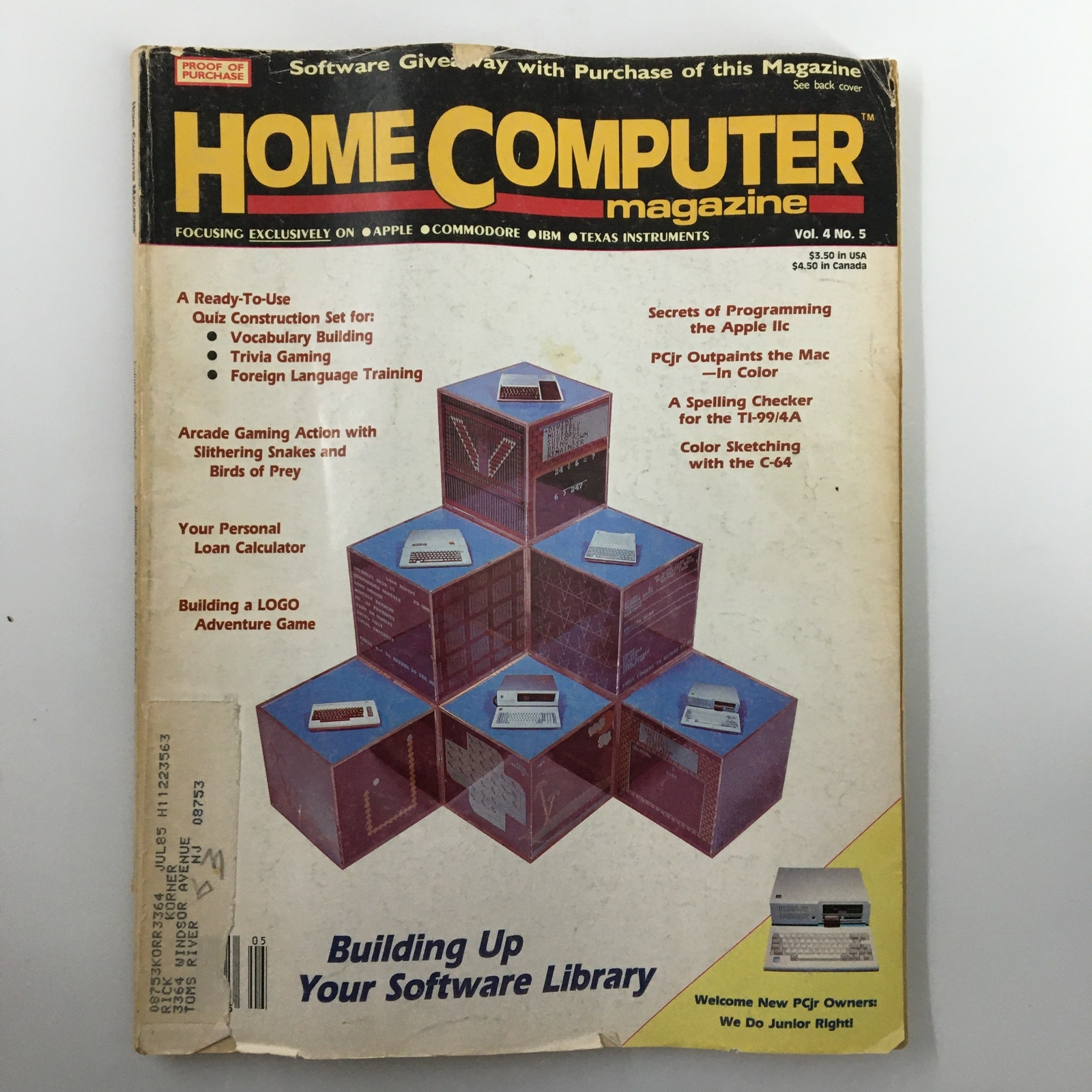 VTG Home Computer Magazine Vol. 4 No. 5 Building Up Your Software ...