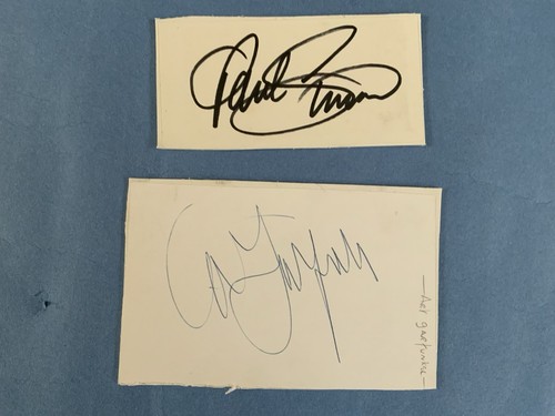 Paul Simon AND Art Garfunkel - Great Hand Signed Autograph Pair | eBay