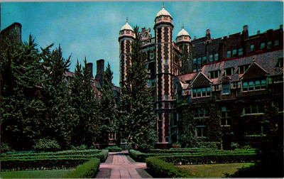 Postcard Provost Tower Mens Dormitory Penn State University State ...