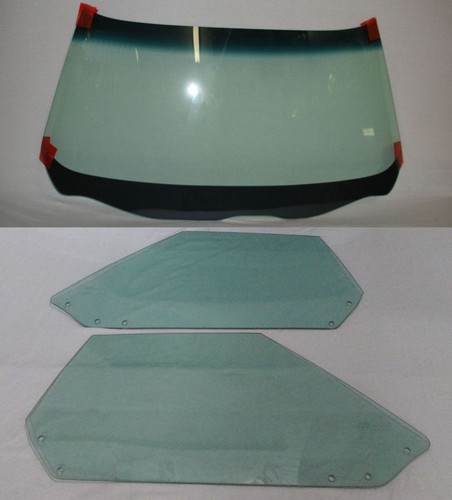 73-74 Corvette Convertible Green Tint Shade Band Windshield Green Door ...
