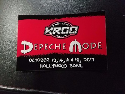 kroq depeche mode spirit sticker | eBay