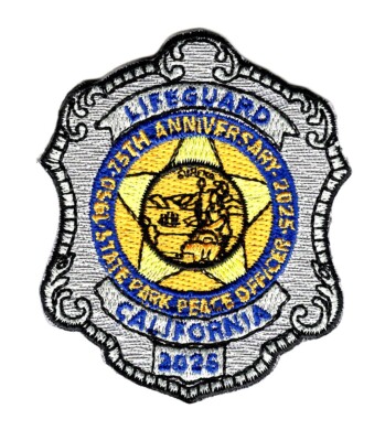 California State Parks Lifeguard - 75th Anniversary (1950-2025) Badge ...