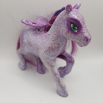 Vintage My Little Pony MLP Purple Winged Horse Toy Figure | eBay