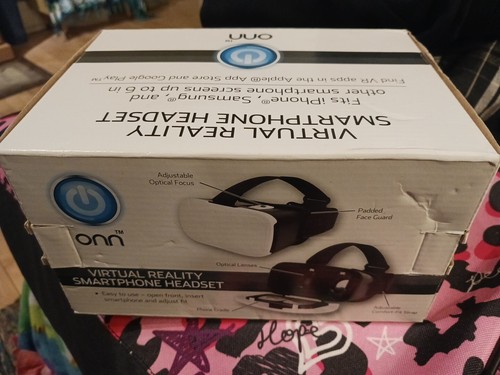 ONN White Virtual Reality VR Smartphone Headset for Apple or Android | eBay