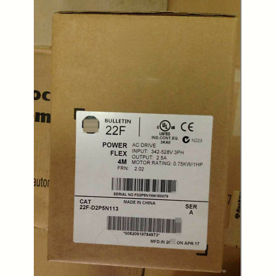 New IN BOX AB 22F-D2P5N113 22F-D2P5N113 /A PowerFlex 4M AC Drive FAST ...