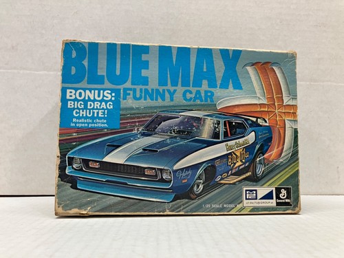 VINTAGE ORIGINAL 1970'S ISSUE MPC 1/25 SCALE 1970'S BLUE MAX MUSTANG ...