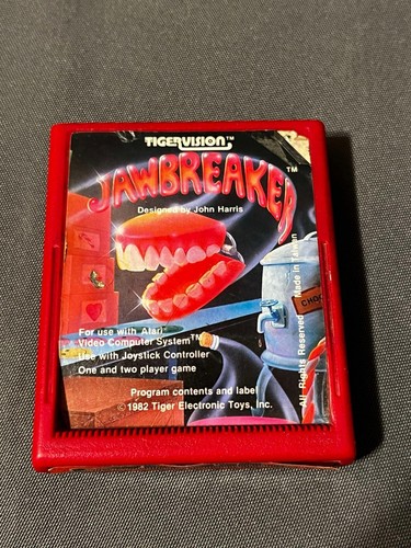 Jawbreaker Atari 2600 Tigervision Game Cartridge UNTESTED Sold As Is | eBay