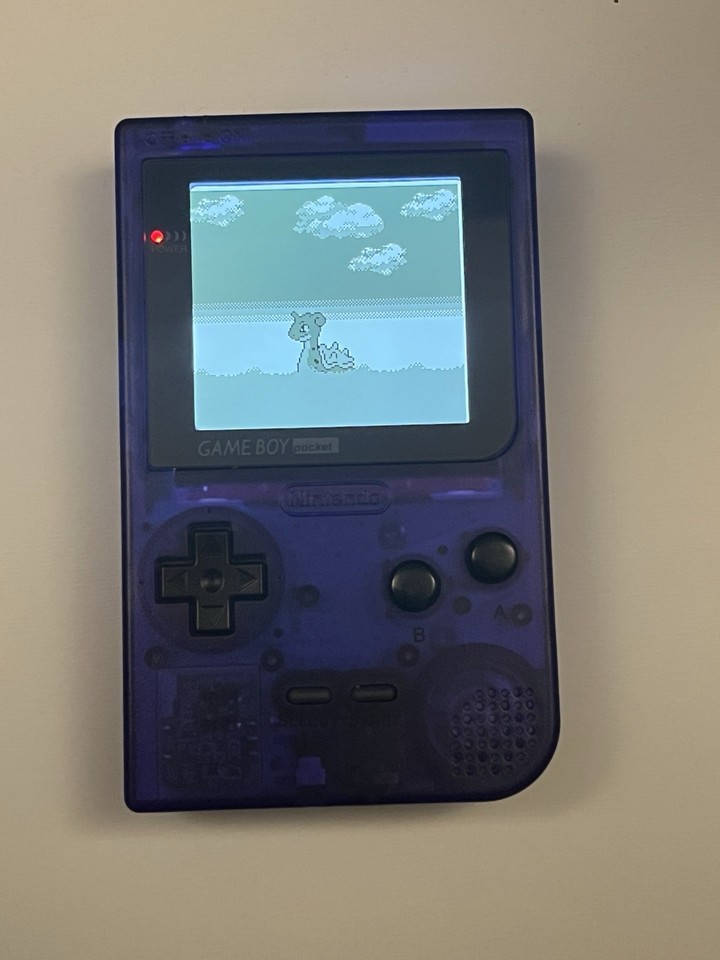 Nintendo Gameboy Pocket with Clear Purple Shell Modern IPS Backlit ...