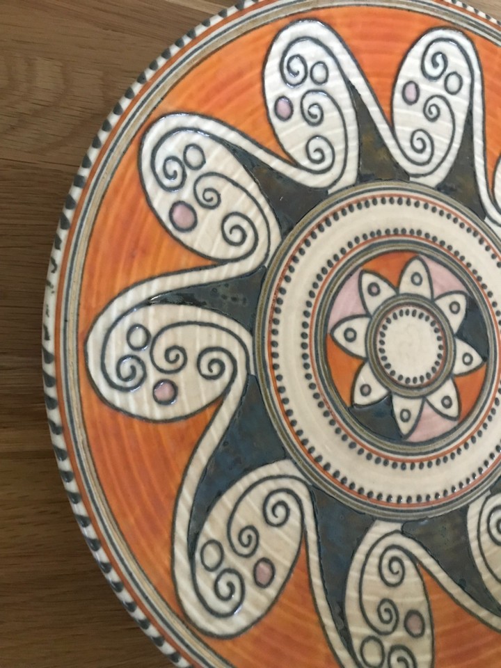 CHARLOTTE RHEAD CROWN DUCAL ARABIAN SCROLL WALL CHARGER | eBay UK