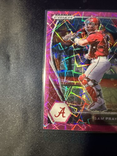 2021 Panini Prizm Draft Picks - Sam Praytor #PDP179 Pink Velocity Prizm ...