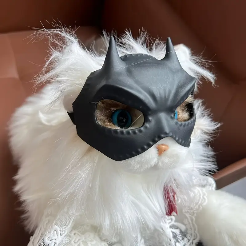 Bat Pet Costume Mask Cat Or Small Dog Batman Demon Halloween Cosplay | eBay
