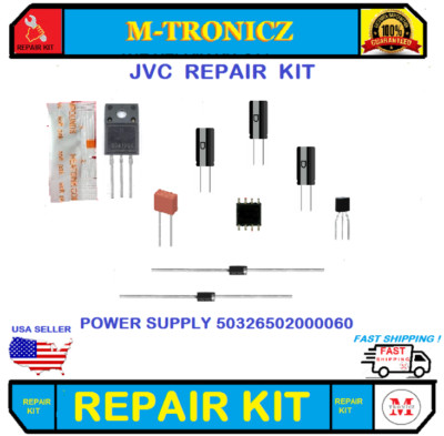 JVC POWER SUPPLY 50326502000060 REPAIR PARTS KIT | eBay