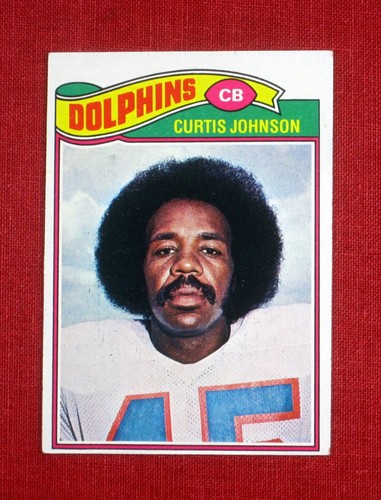 1977 TOPPS SET BREAK #72 Curtis Johnson Miami Dolphins EX | eBay
