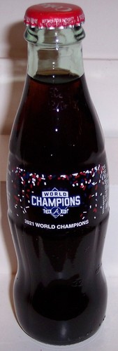 Coca-Cola Atlanta Braves 2021 World Series Champion 8 oz COKE Bottle ...