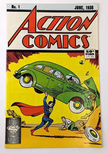 Action Comics #1 1987 50th Anniversary Reprint | eBay