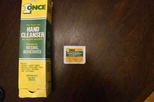 Hardman 1 once hand cleanser, no water needed, box of 100 aockets | eBay